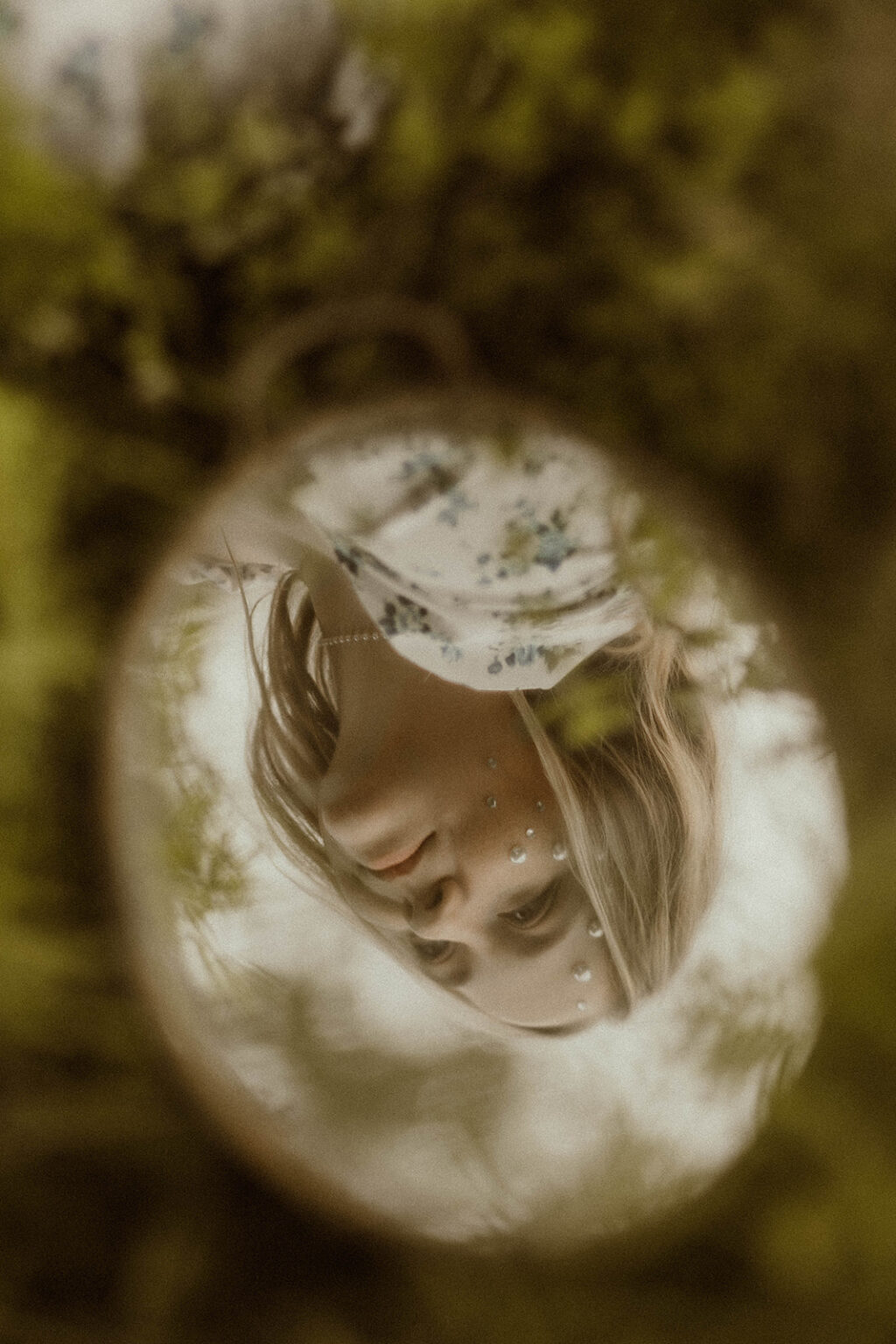 Creative Self Portraits in Wildflower Field - Courtney Stannard Photography